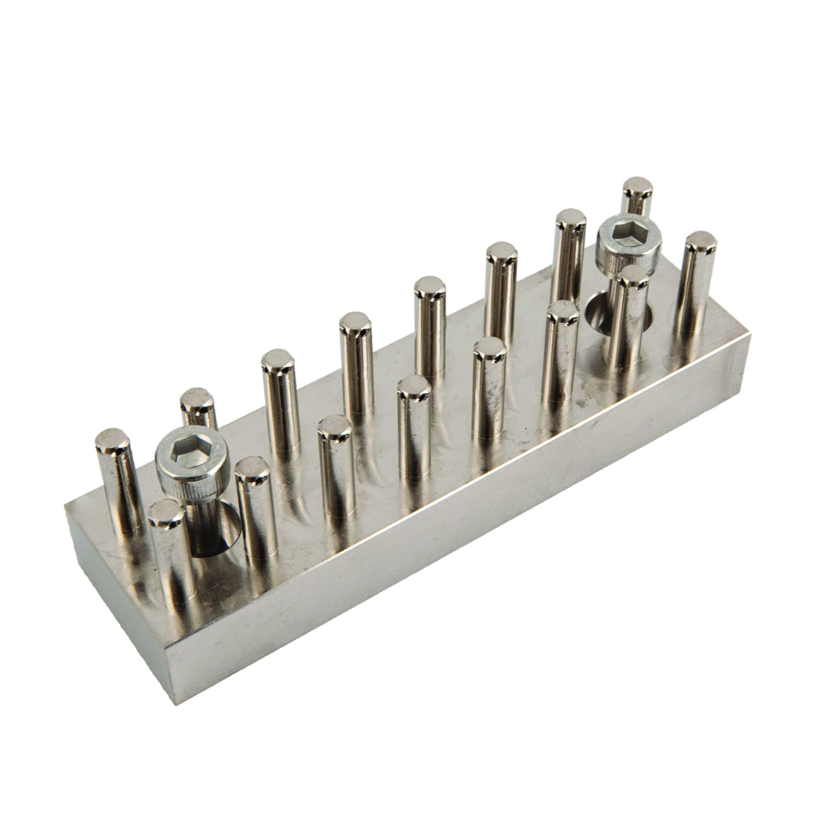 ALUMINUM CLEANING PIN HOLDING BLOCK COMP.